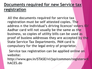 Service tax | PPTX
