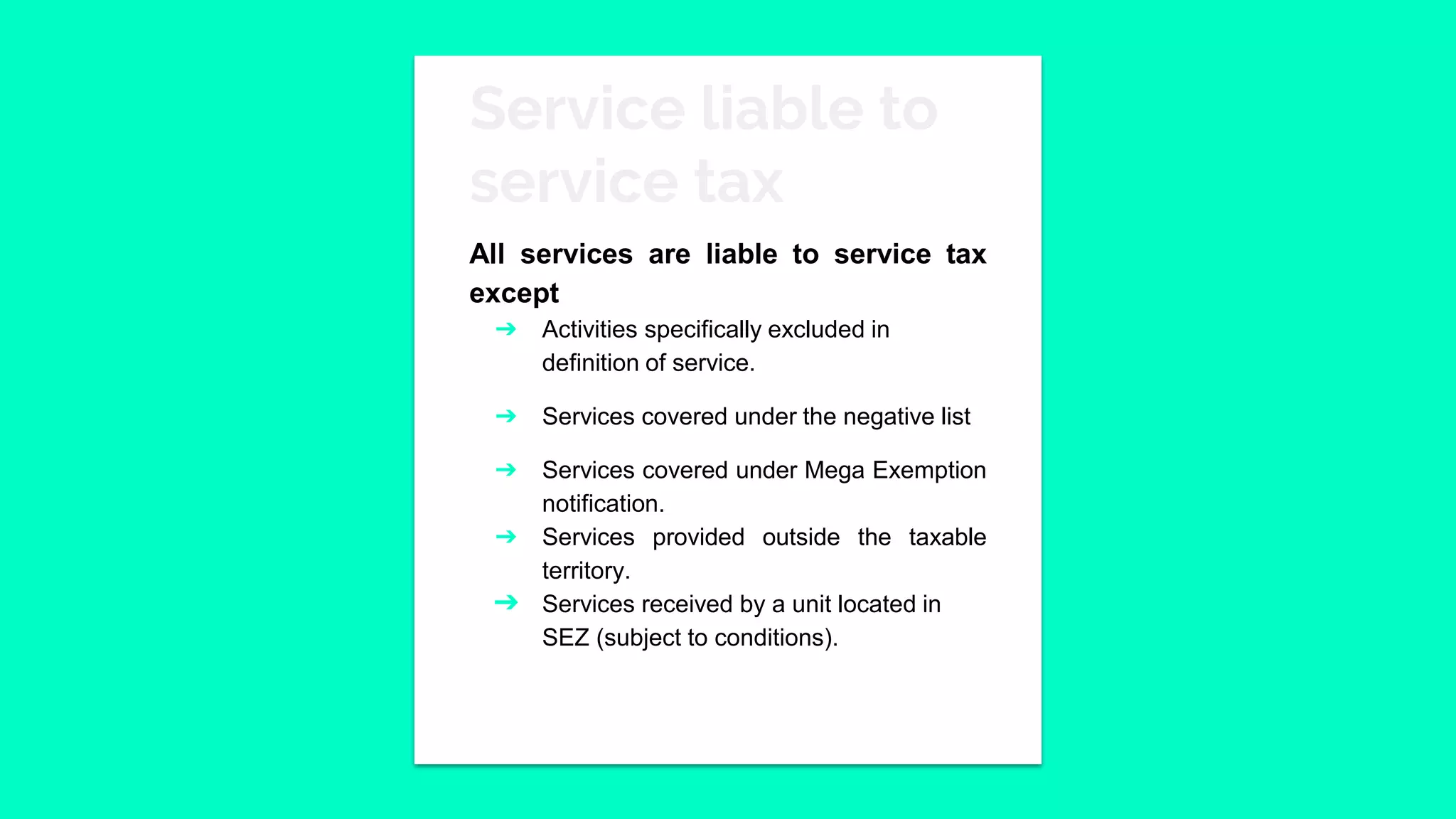 Service tax | PPT