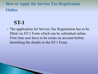Service tax ppt | PPT