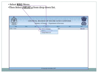 Service tax registration | PPTX