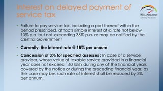 Service Tax | PPTX