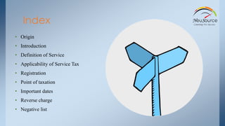Service Tax | PPTX