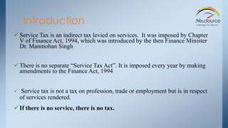 Service Tax | PPTX