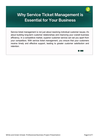 service ticket management an effective way to resolve customer issues ...