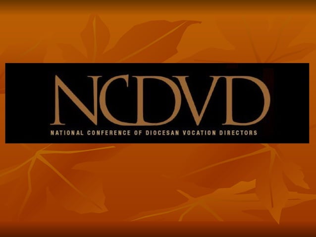 NCDVD: In Service to the Church | PPT