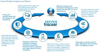 ServiceTracker and Salesforce presentation | PPTX