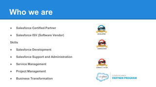 ServiceTracker and Salesforce presentation | PPTX