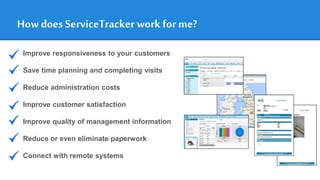 ServiceTracker and Salesforce presentation | PPTX