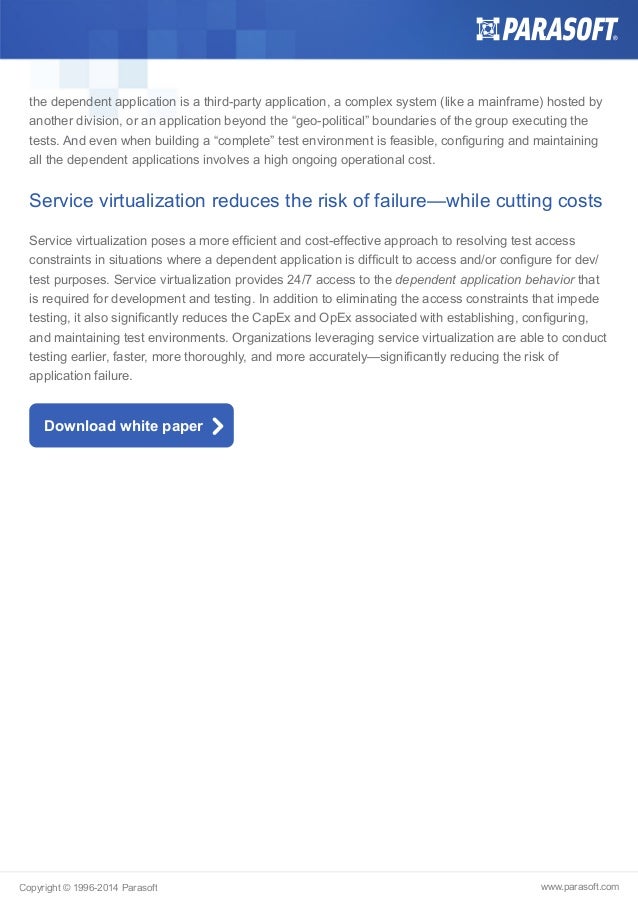 Service Virtualization An Efficient And Cost Effective Approach Testing