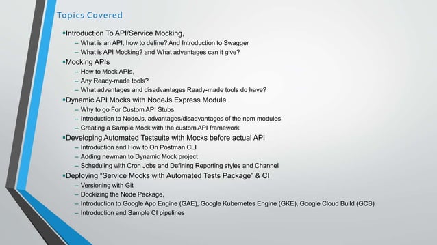Service Virtualization With Npm Modules Updated Ppt