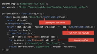 Discover ServiceWorker | PPT