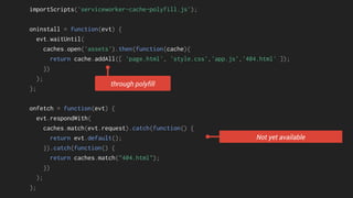 Discover ServiceWorker | PPT