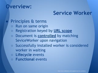 ServiceWorker: New game changer is coming! | PDF | Cloud Computing | Internet