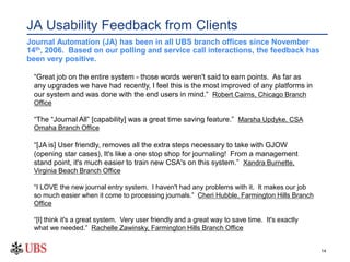 UBS ServiceWorks Vision | PPTX
