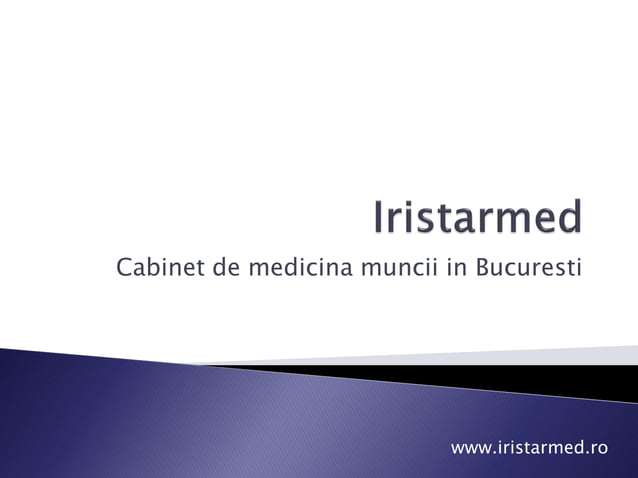Servicii de medicina muncii | PPT