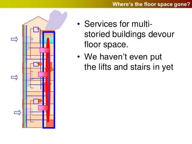 Servicing large buildings