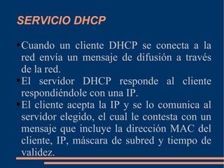 Servicio DHCP | ODP