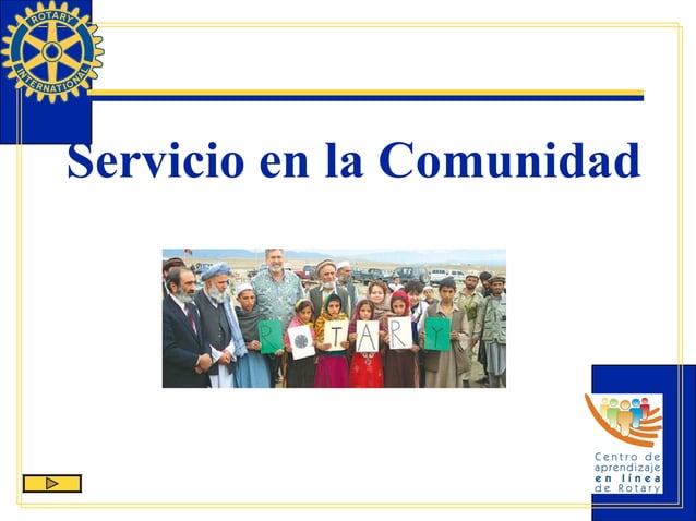 Servicio en la Comunidad | PPT