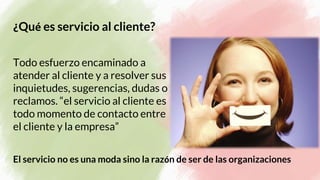 Servicio al cliente | PPTX