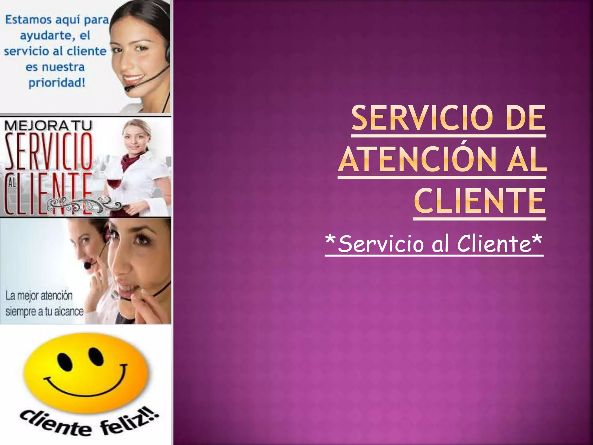 Servicio al cliente powerpoint | PPT