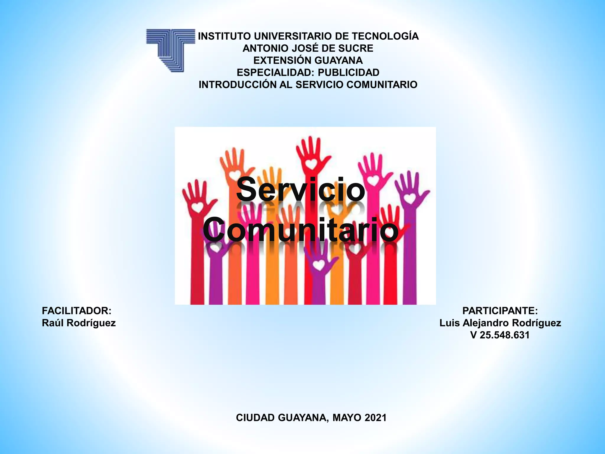Servicio comunitario | PPT