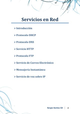 Servicios de Red e Internet | PDF