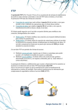 Servicios de Red e Internet | PDF