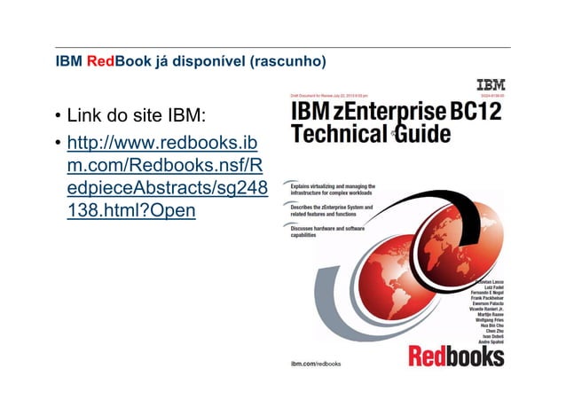 Servidor IBM zEnterprise BC12 | PPT