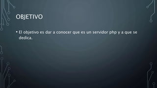 Servidor php | PPTX | Programming Languages | Computing