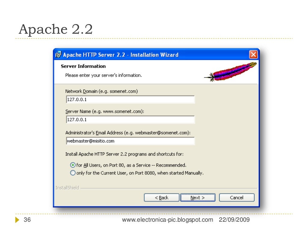 Servidor Web Apache Php Mysql