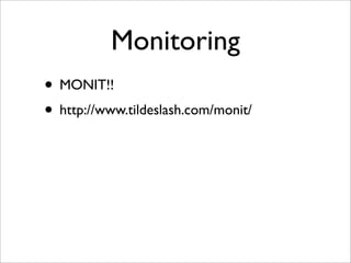 Serving Up Your Rails App On A Mongrel Cluster | PDF