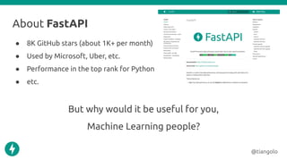 Serving ML easily with FastAPI | PDF