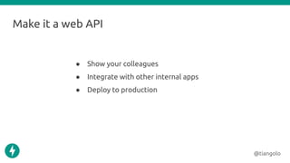 Serving ML easily with FastAPI | PDF