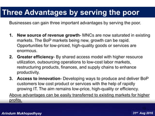 Serving the world’s poor, profitably | PPT