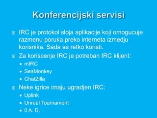 Servisi interneta | PPSX