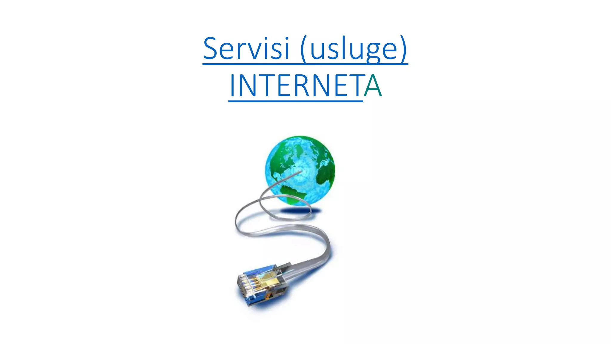 Servisi interneta | PPTX