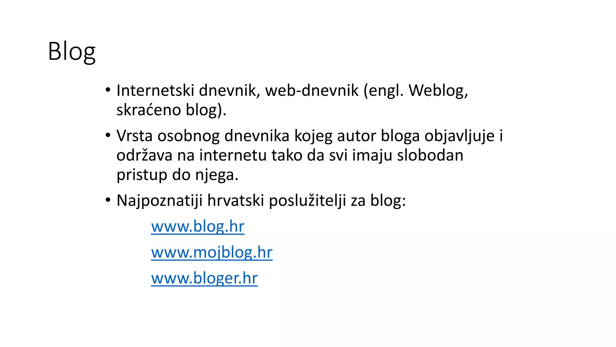 Servisi interneta | PPTX