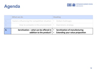 Driving Competitiveness through Servitization | PDF | Logistics | Business
