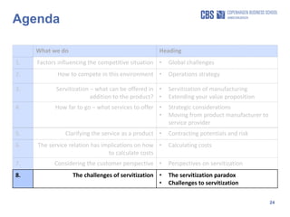 Driving Competitiveness through Servitization | PDF | Logistics | Business