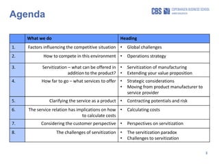 Driving Competitiveness through Servitization | PDF | Logistics | Business