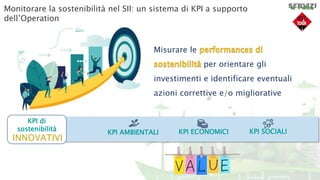 Monitorare la sostenibilità nel SII: un sistema di KPI a supporto dell’Operation | PPTX ...