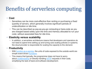 Serverless Computing Model | PPT