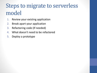 Serverless Computing Model | PPT