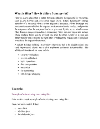 Servlet | DOCX