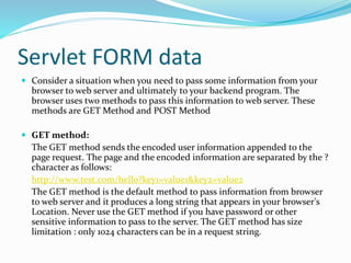 Servlets | PPTX | Web Development | Internet