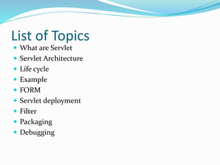 Servlets | PPT