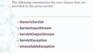 UNIT-3 Servlet | PPTX