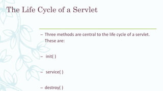 UNIT-3 Servlet | PPTX