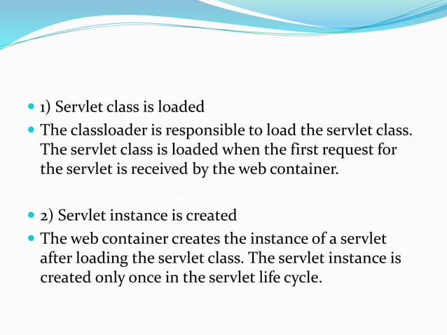 Servlet lifecycle | PPT | Web Development | Internet