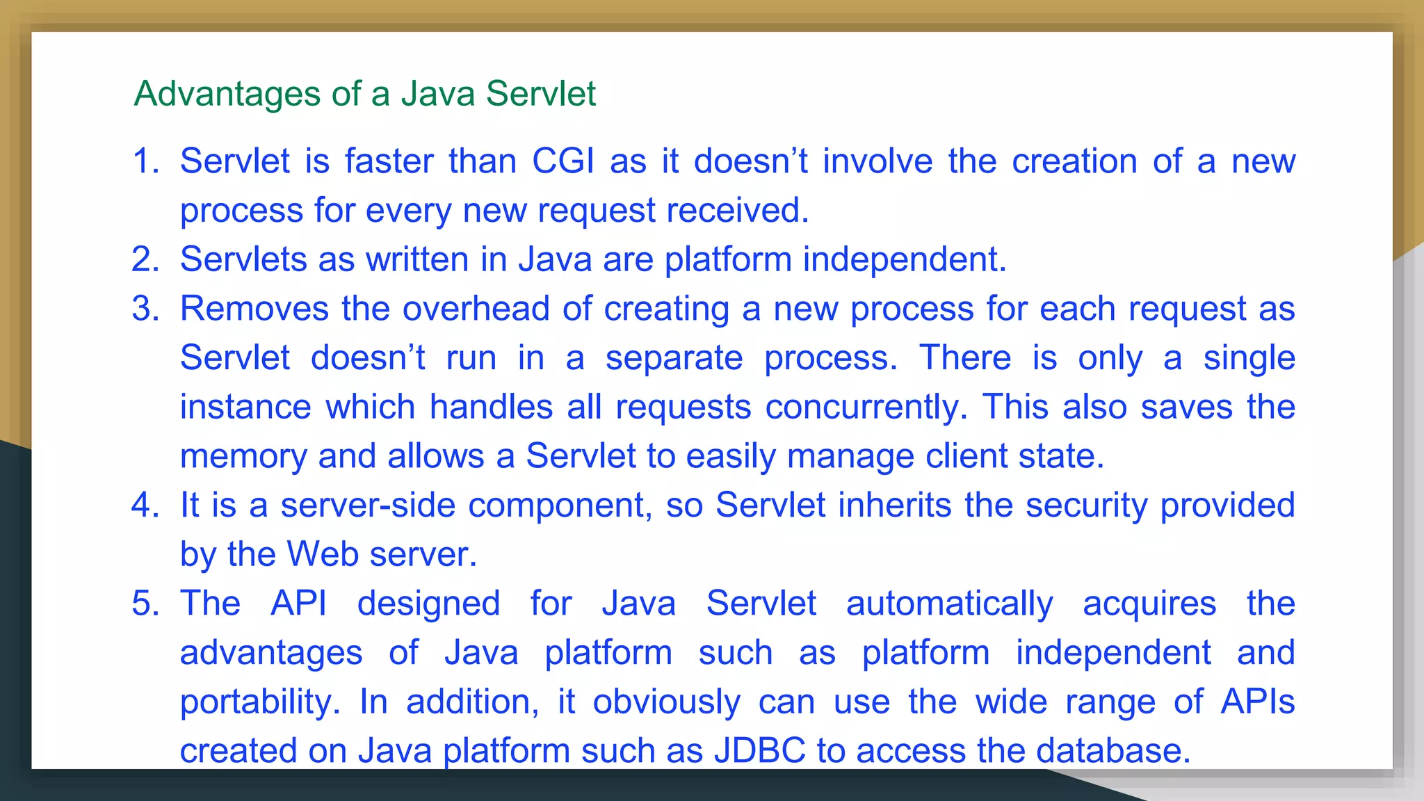 Servlet session 1 | PPTX